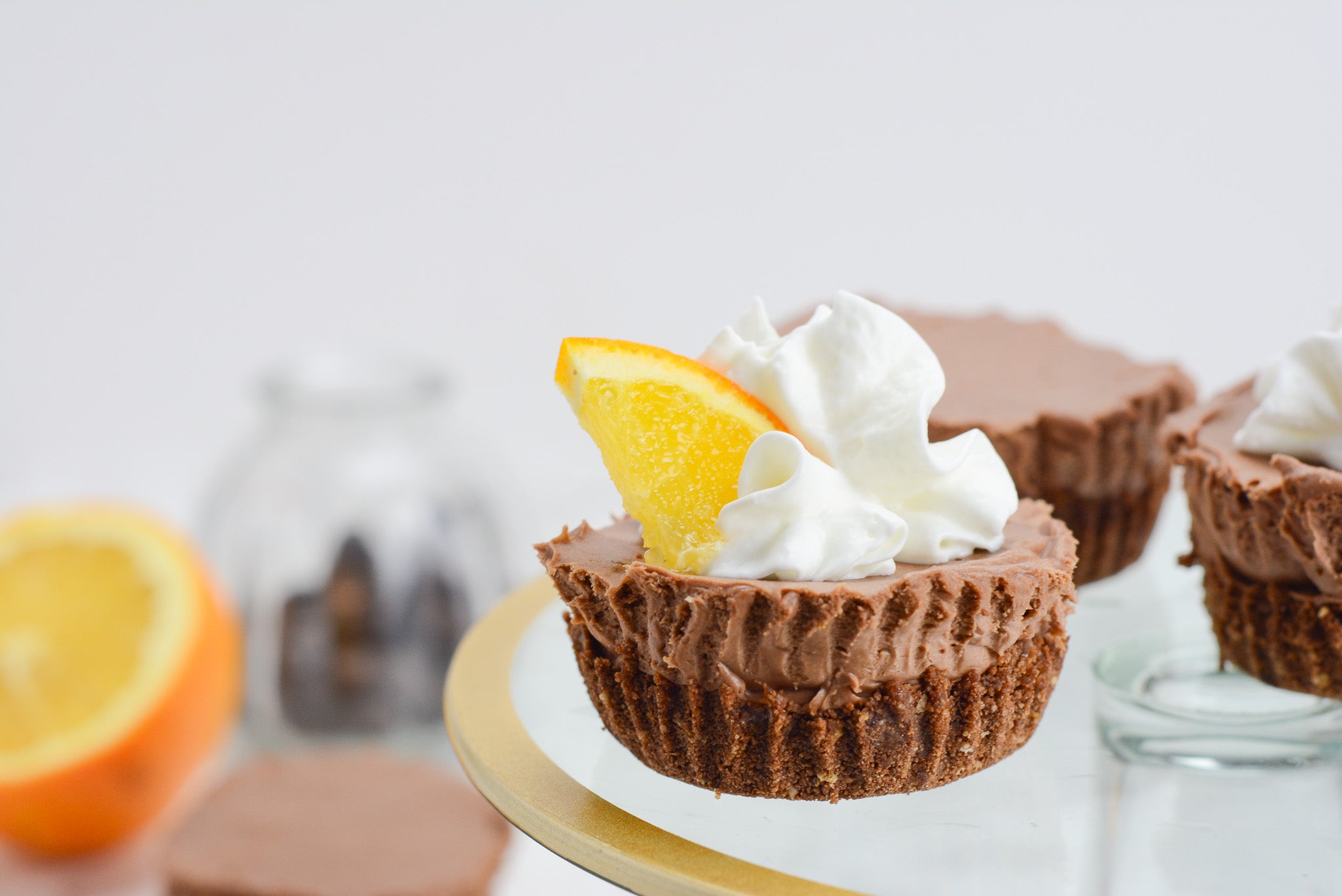 Chocolate and Orange No Bake Cheesecakes – Chummys Bakery