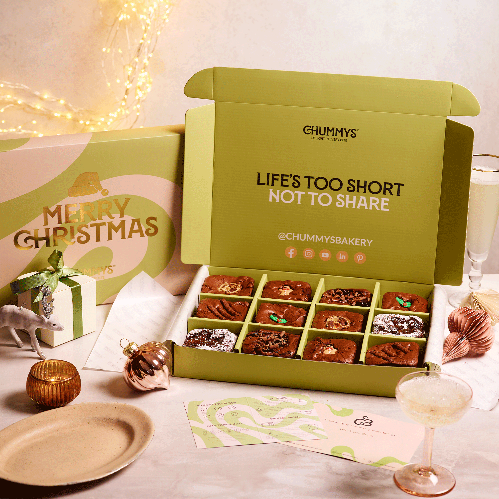 Christmas Limited Edition Postal Brownie Box - Delivered To Your Door ...
