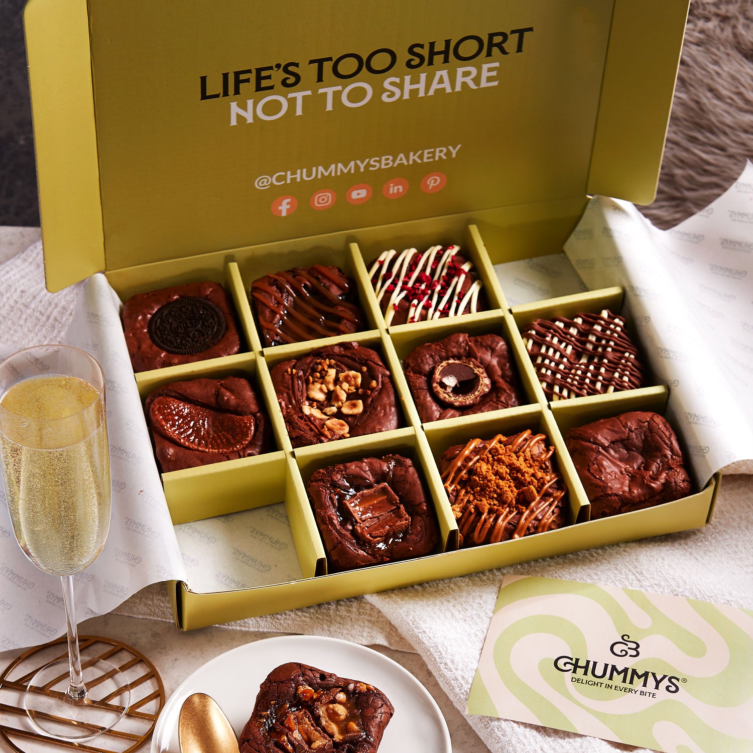 Mixed Box of Postal Brownies Delivered To Your Door – Chummys Bakery